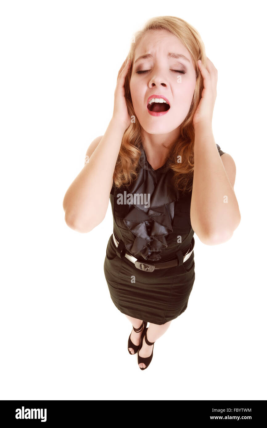 Female screaming hi-res stock photography and images - Alamy