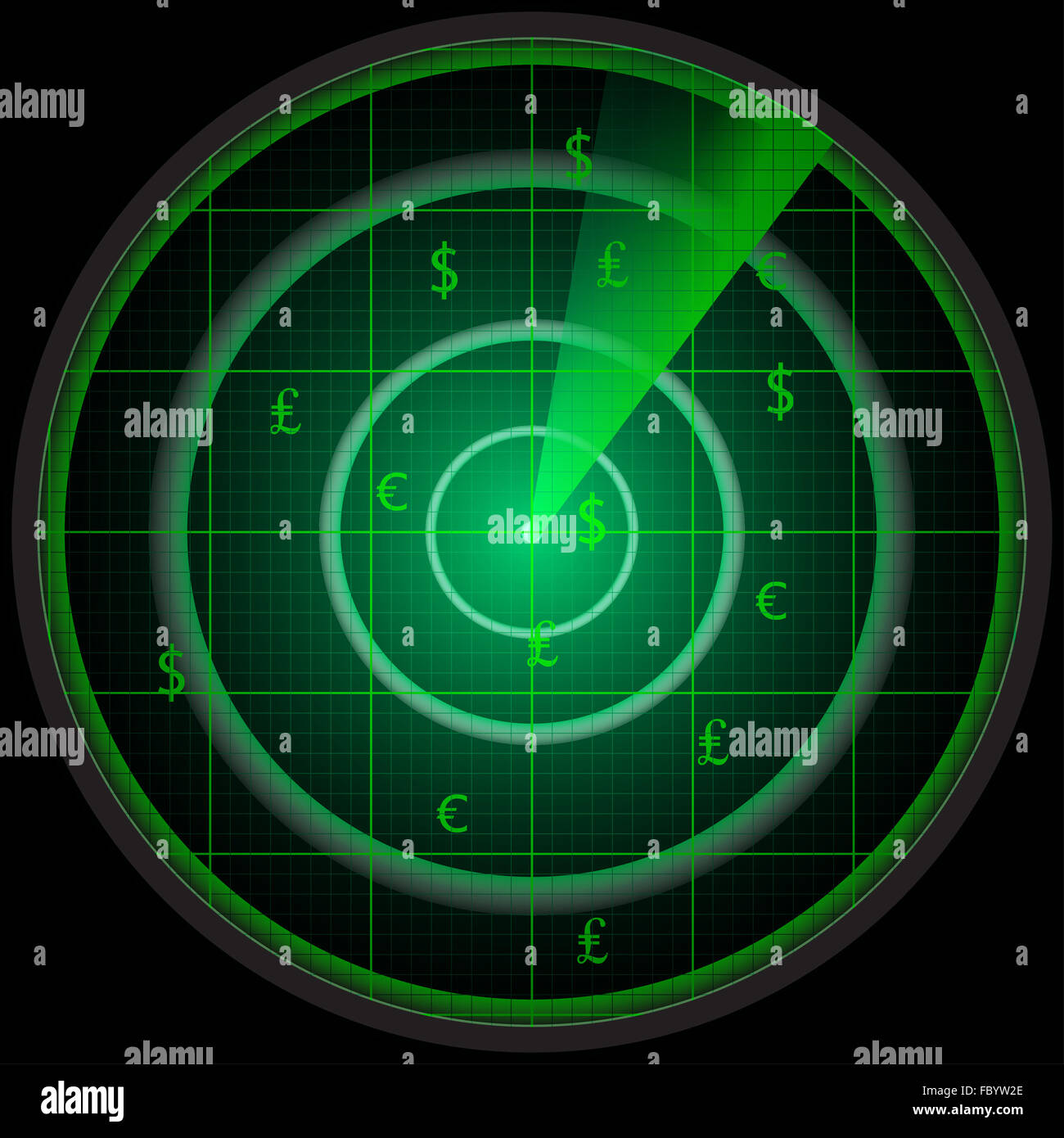 Military radar screen hi-res stock photography and images - Alamy