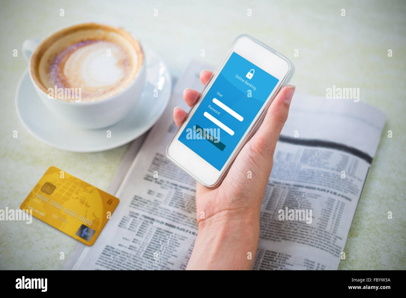 Composite image of credit card Stock Photo - Alamy