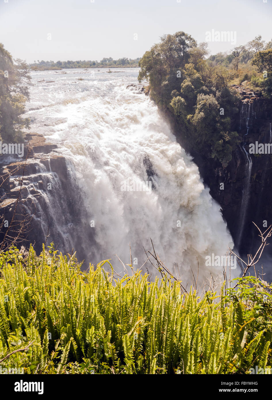 Devils Cataract Victoria Falls Zimbabwe High Resolution Stock ...