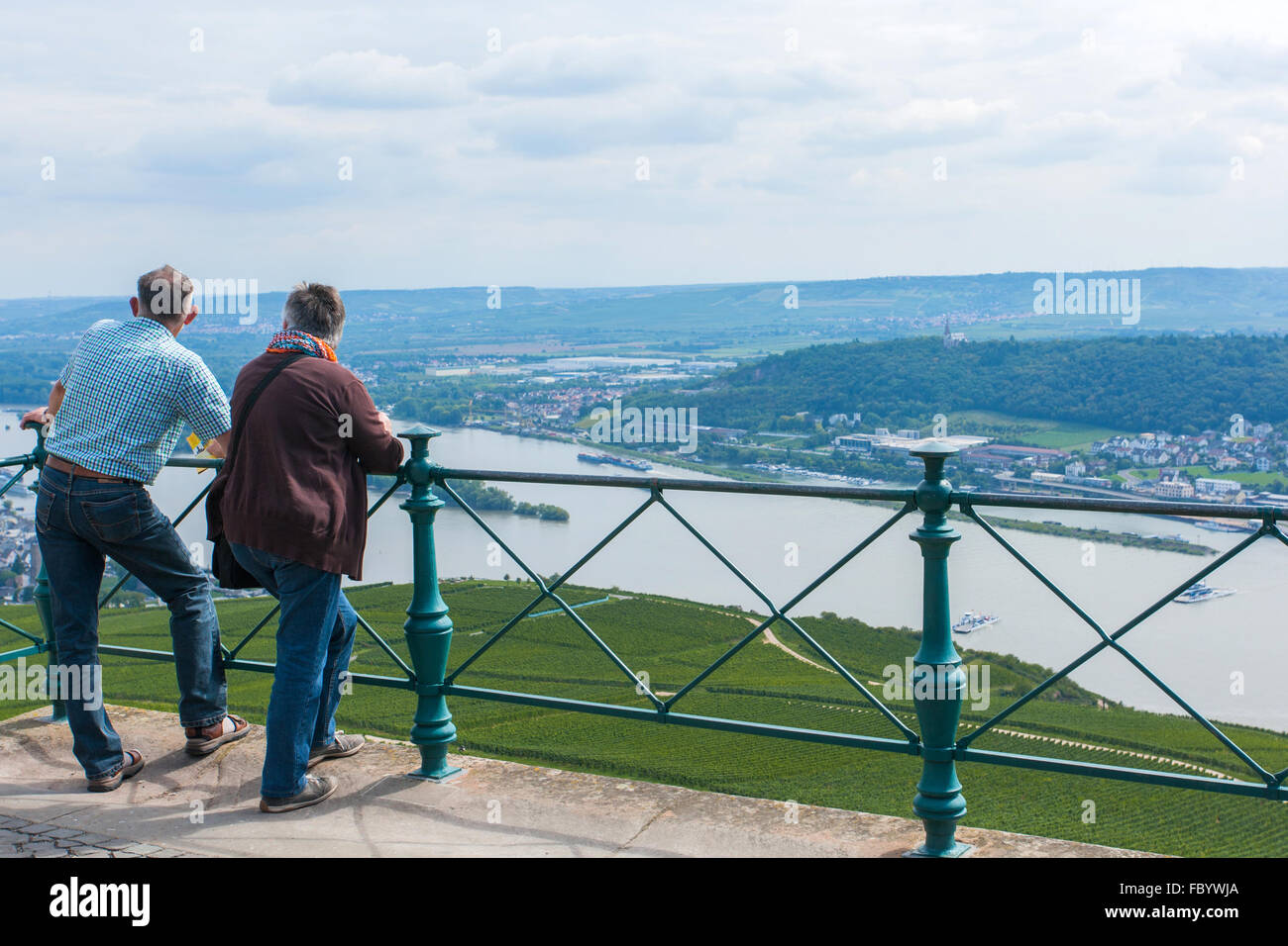 Niederwald monument in Ruedesheim Stock Photo - Alamy