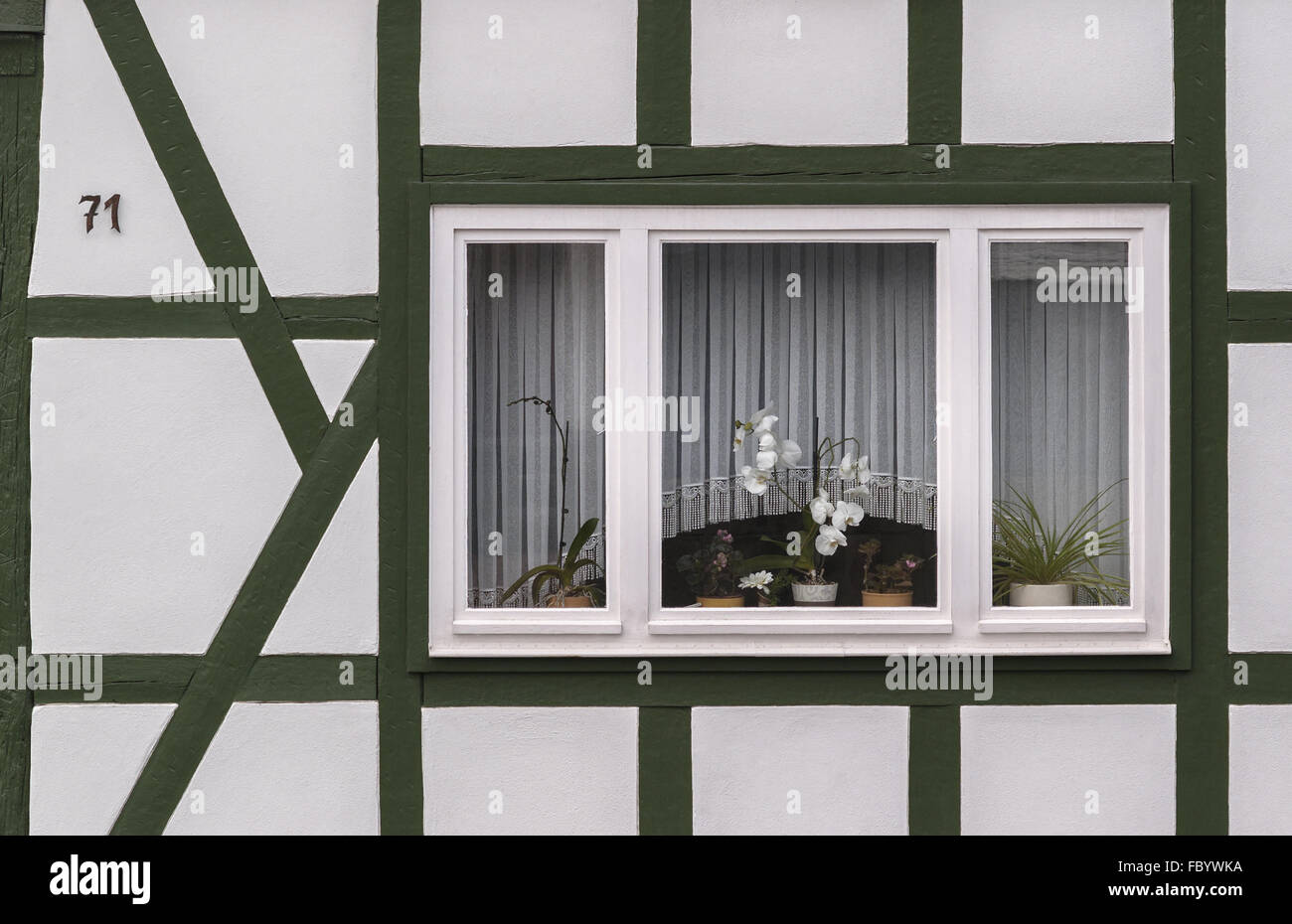 Window in the framework Stock Photo - Alamy