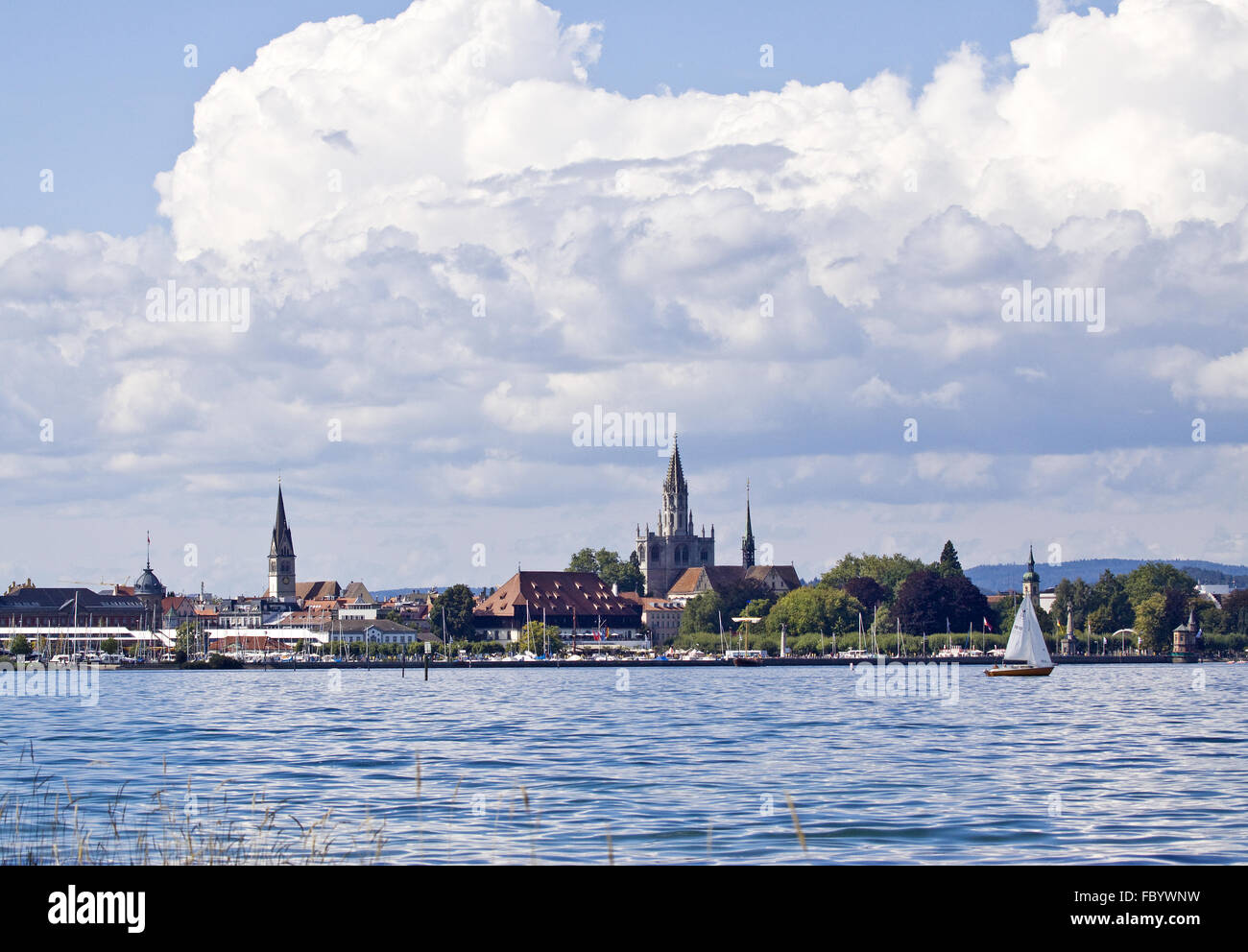 Constance lake constance baden wuerttemberg hi-res stock photography ...