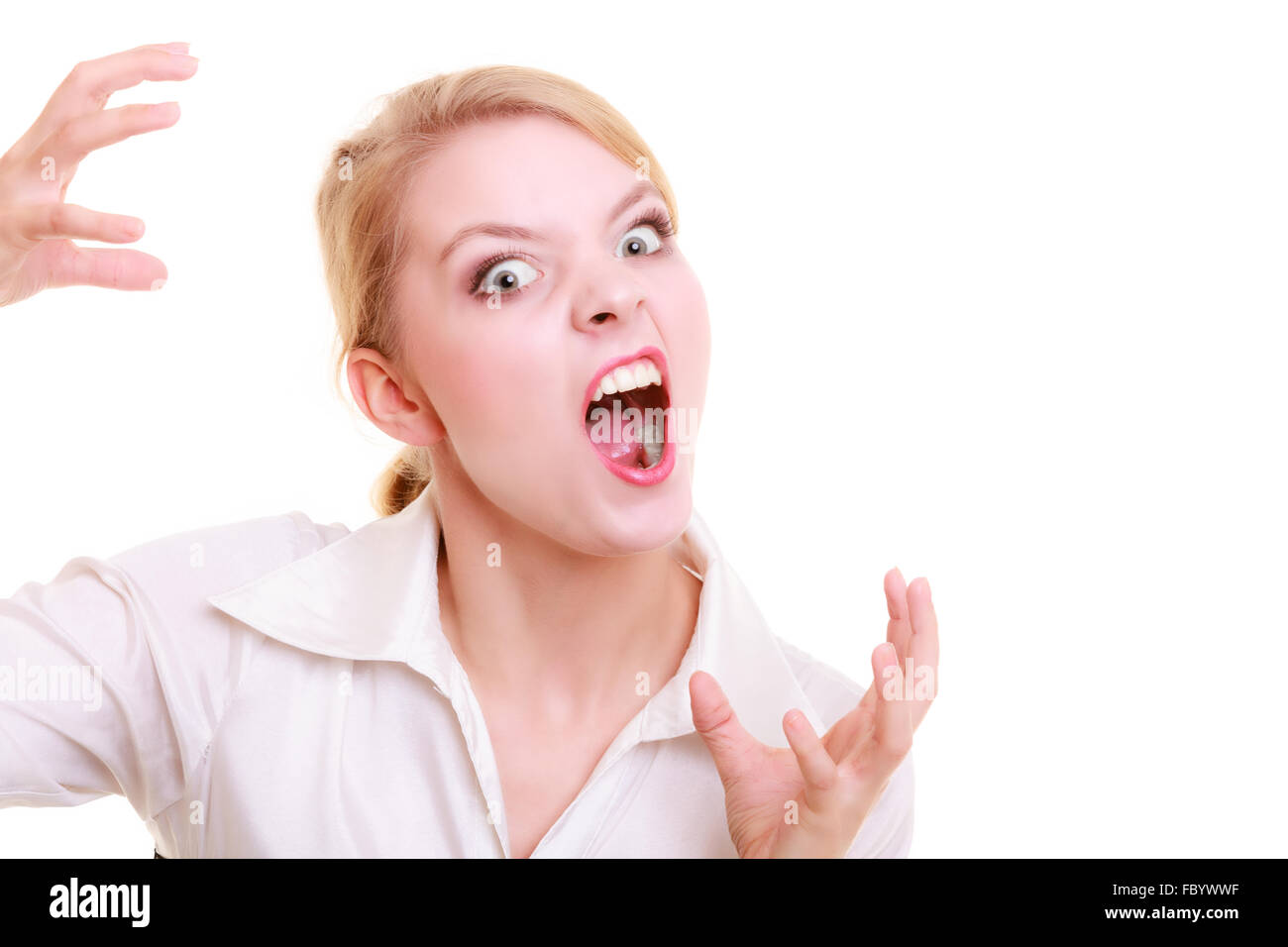 Scream danger hi-res stock photography and images - Alamy