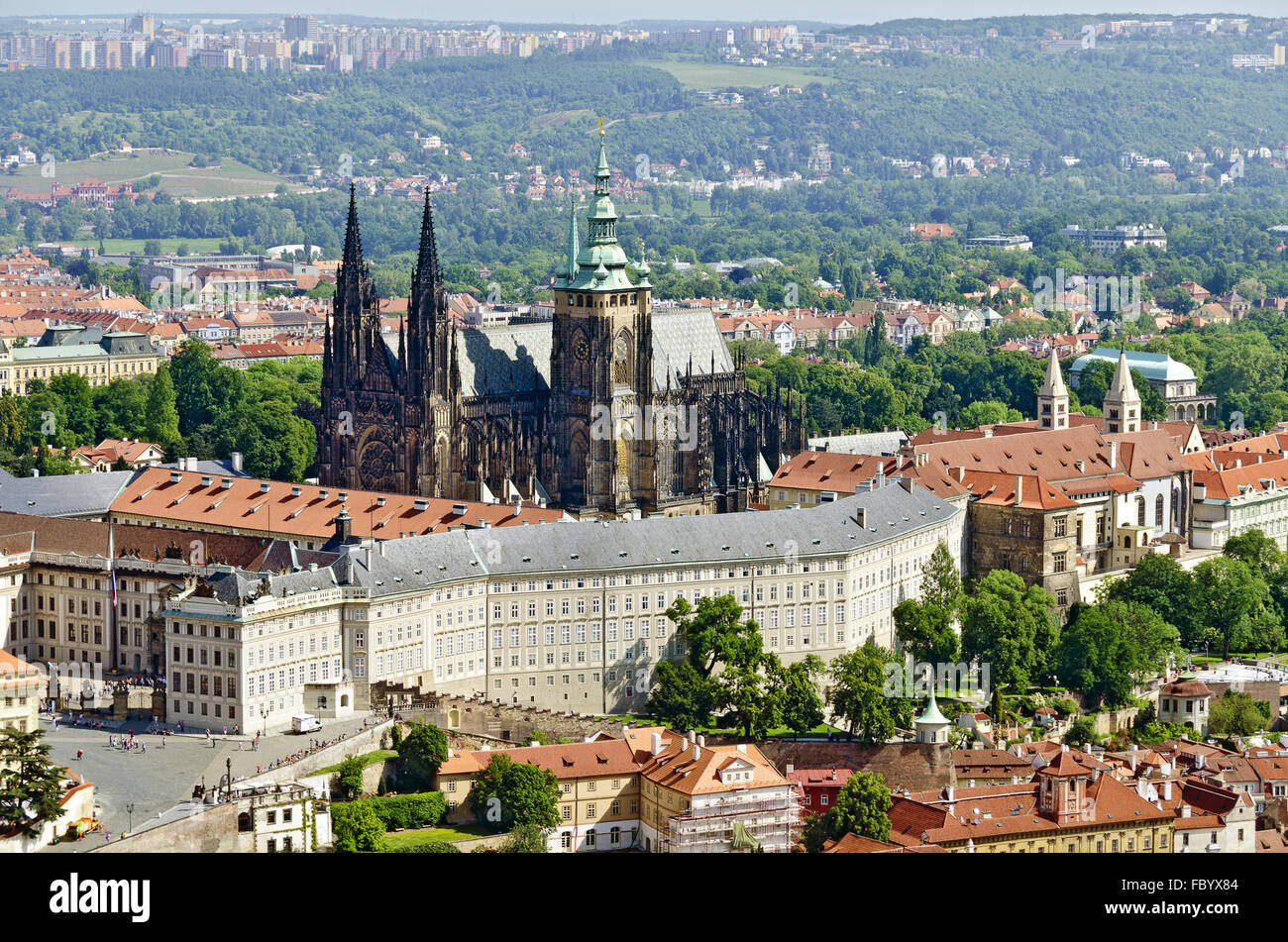 Prague castle view hi-res stock photography and images - Alamy