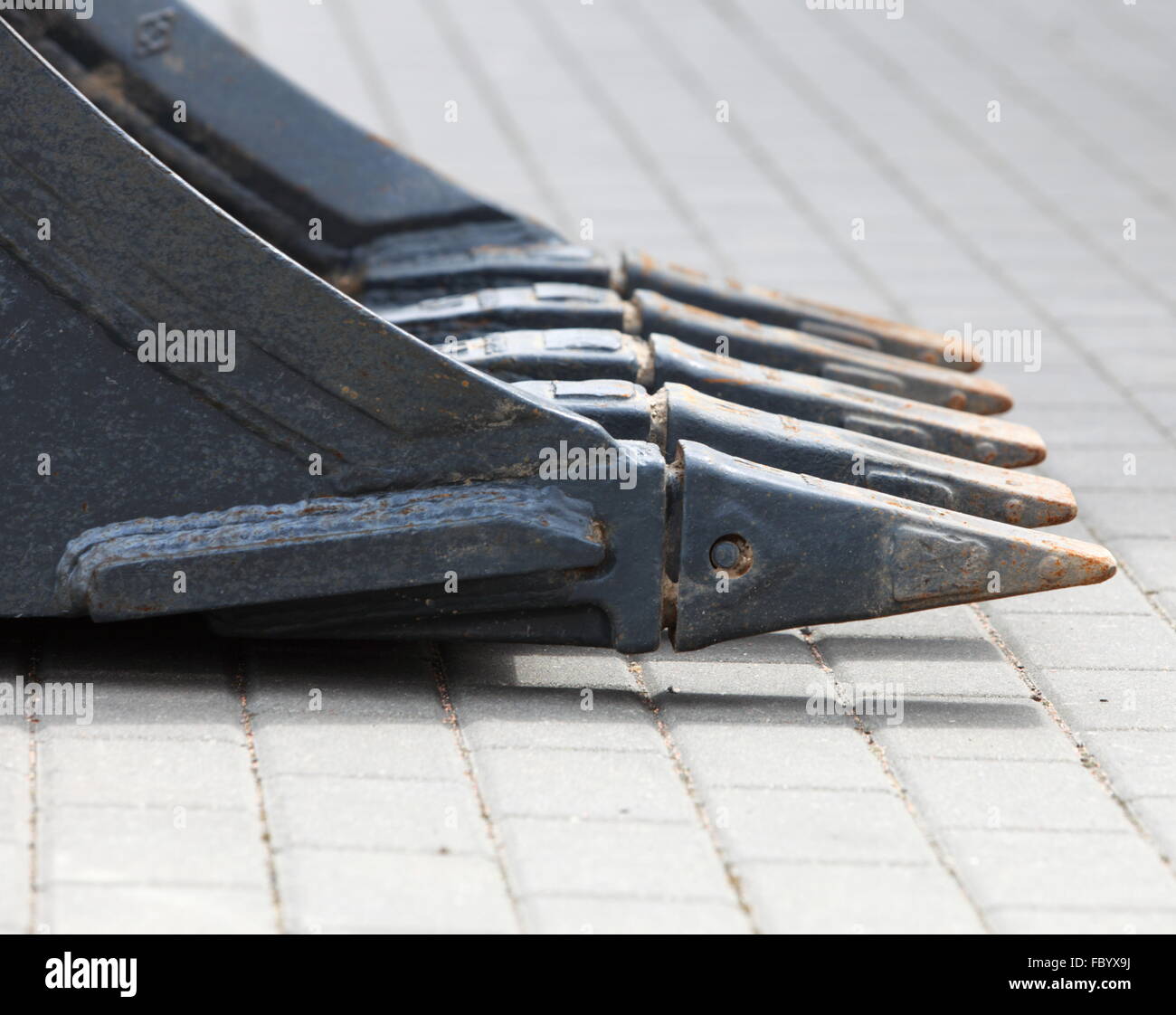 Digger excavator bulldozer shovel Stock Photo - Alamy