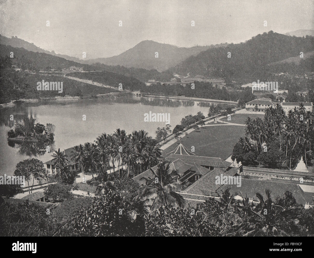KANDY. View from Lady Horton's Walk. Sri Lanka, antique print 1895 ...