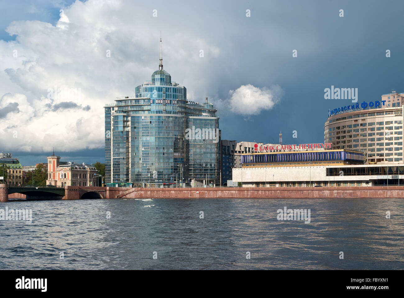 House on the Embankment Stock Photo - Alamy