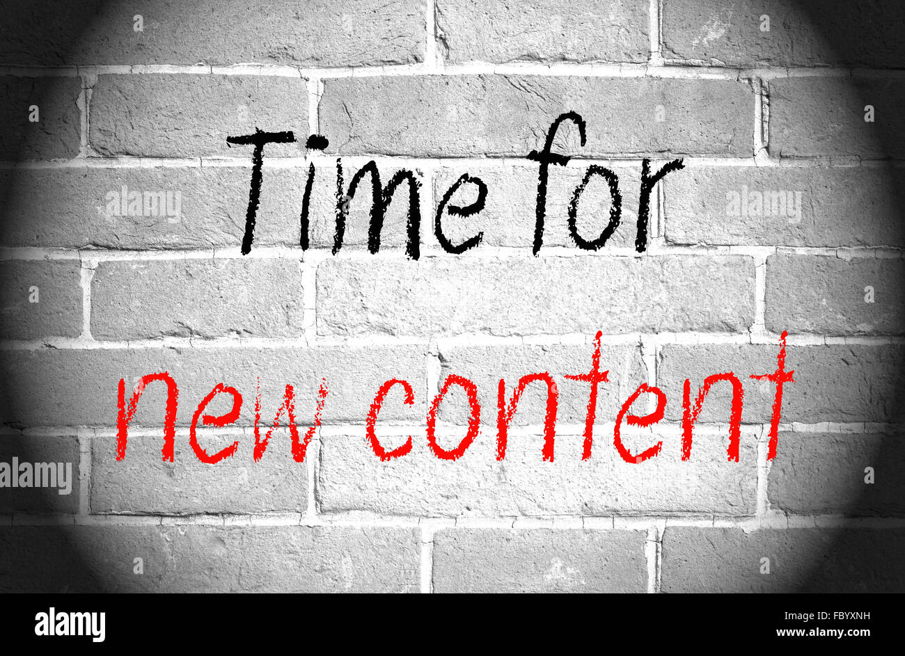 Time for new content Stock Photo - Alamy
