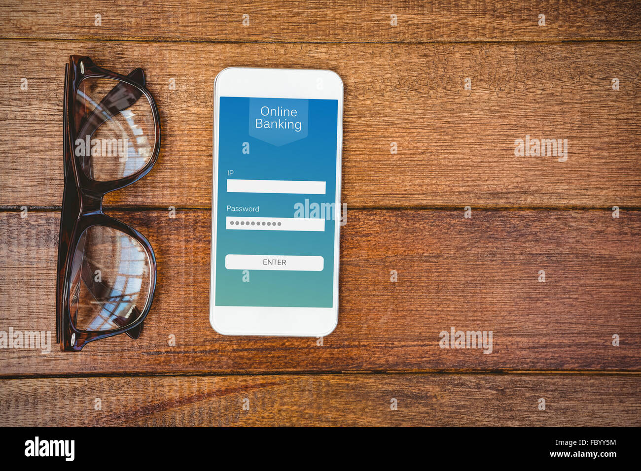 Composite image of online banking Stock Photo - Alamy