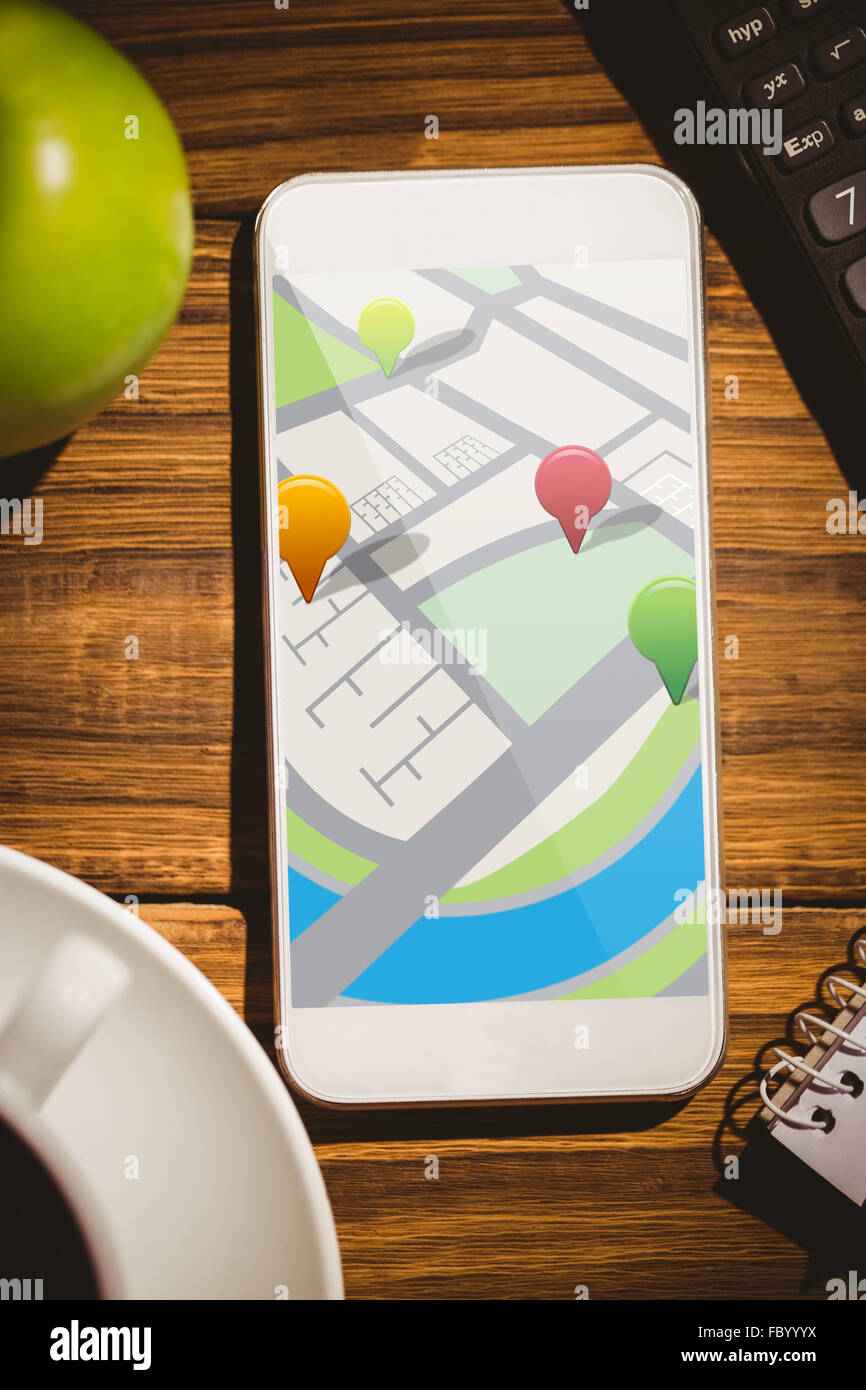 Map app hi-res stock photography and images - Alamy