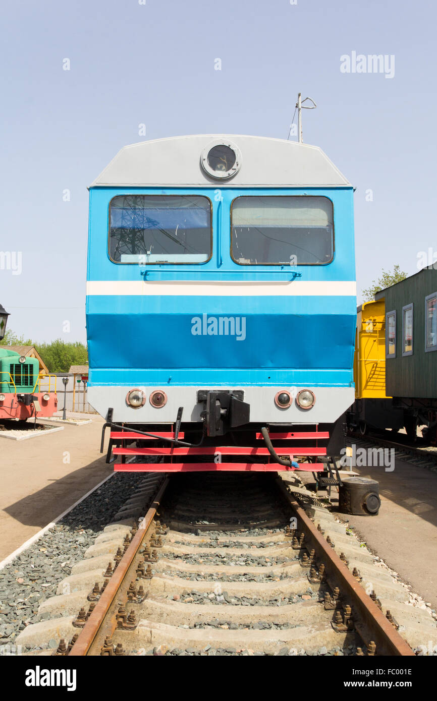 Rail road locomotive Stock Photo - Alamy