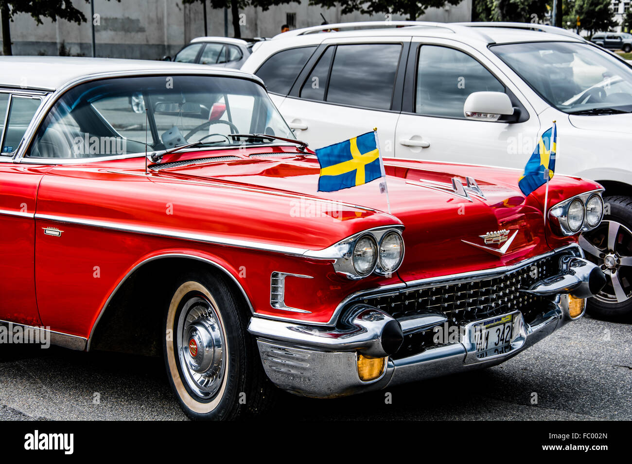 Red chevrolet bel air hi-res stock photography and images - Alamy