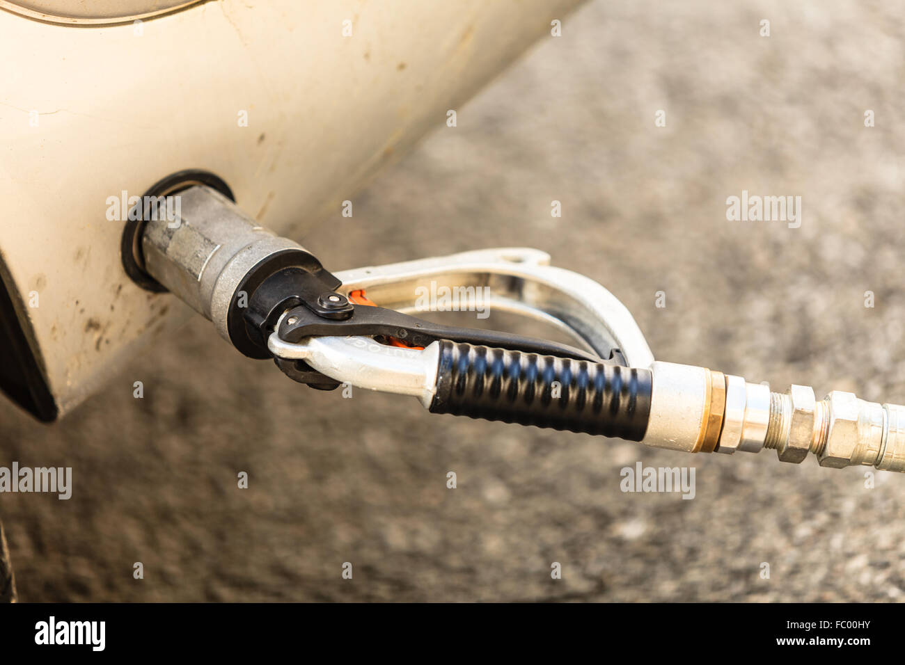 Petrol tank being filled hi-res stock photography and images - Alamy