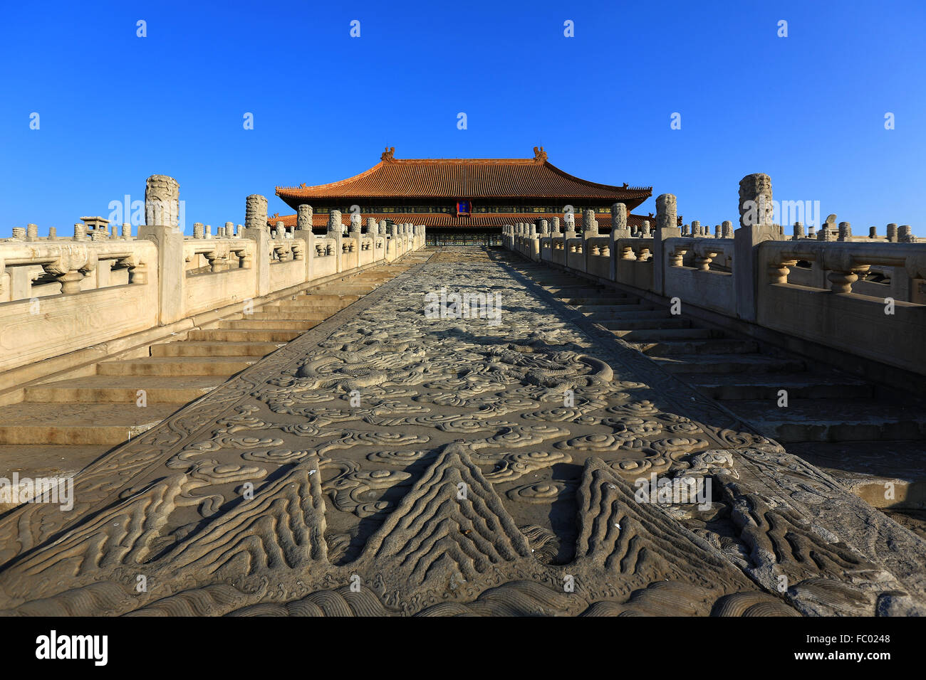 Beijing Imperial Palace Taihe temple Stock Photo - Alamy