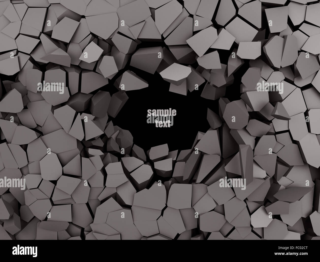 Cracked abstract background on black background Stock Photo - Alamy