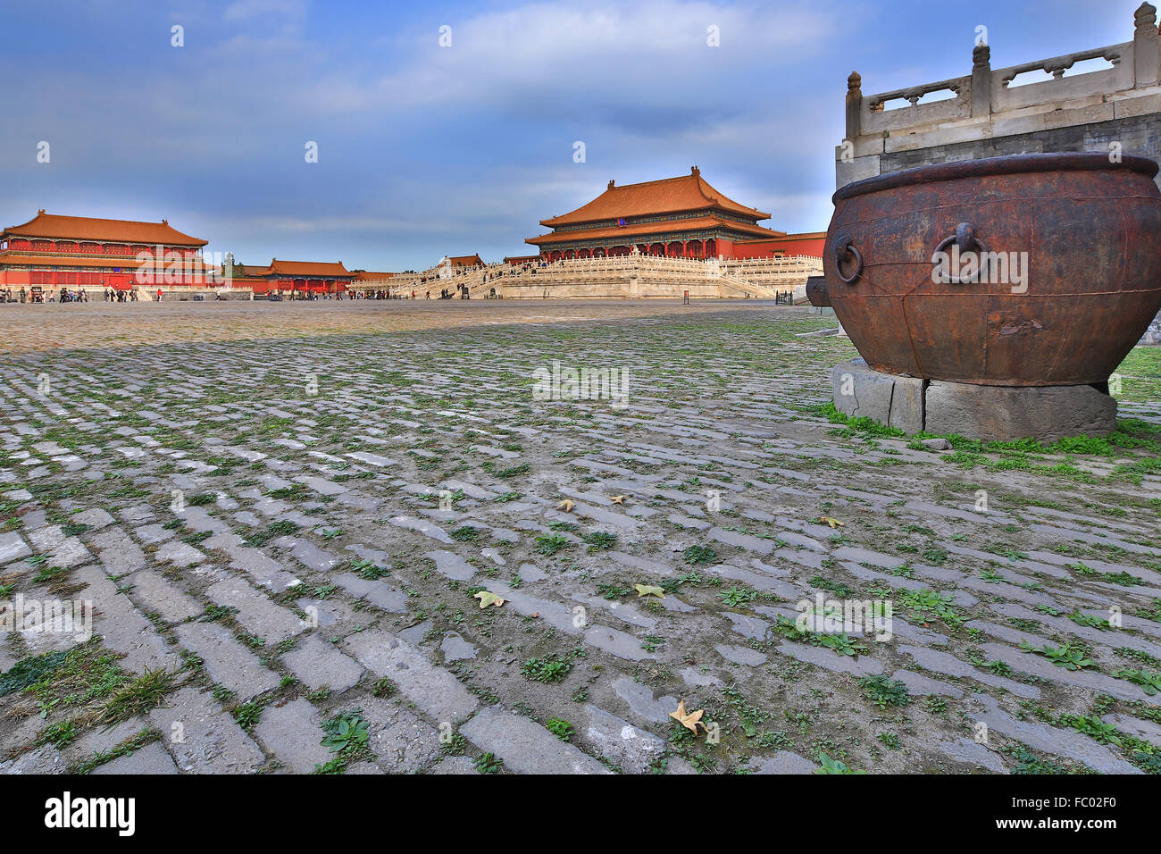 Beijing Imperial Palace Taihe temple Stock Photo - Alamy