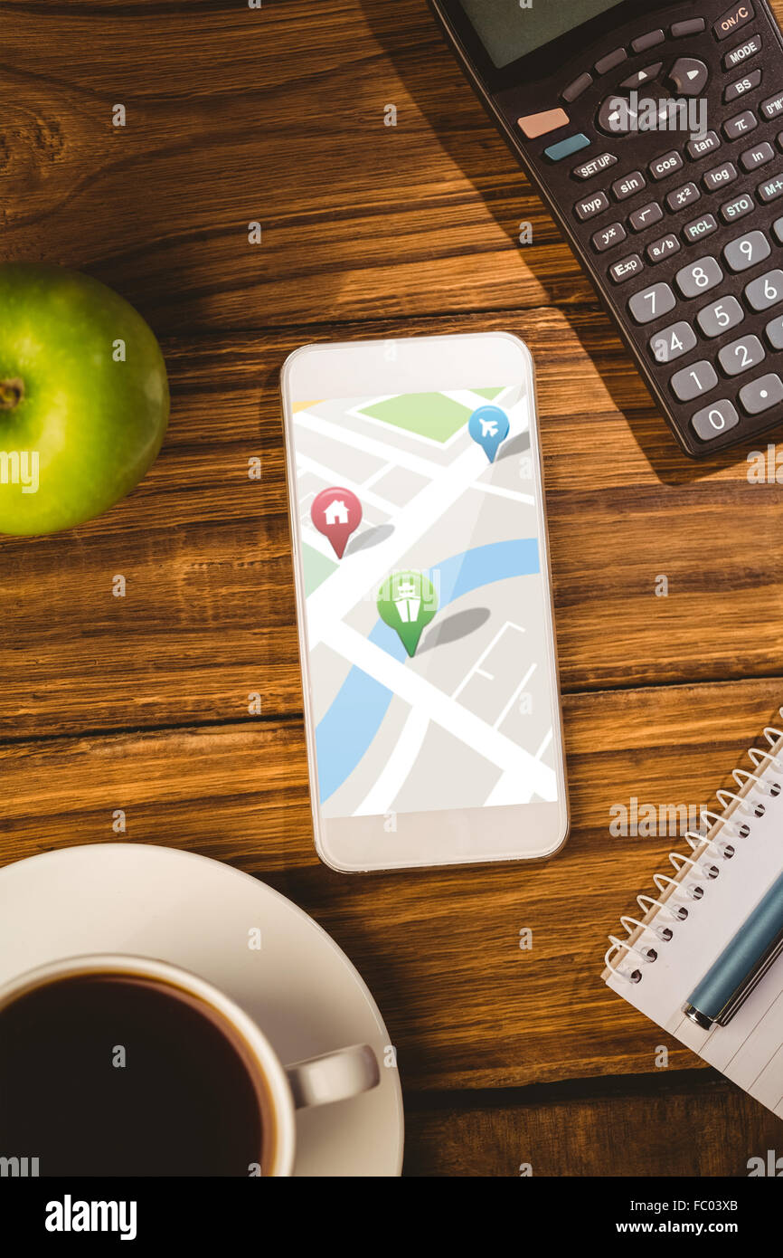 Map app hi-res stock photography and images - Alamy
