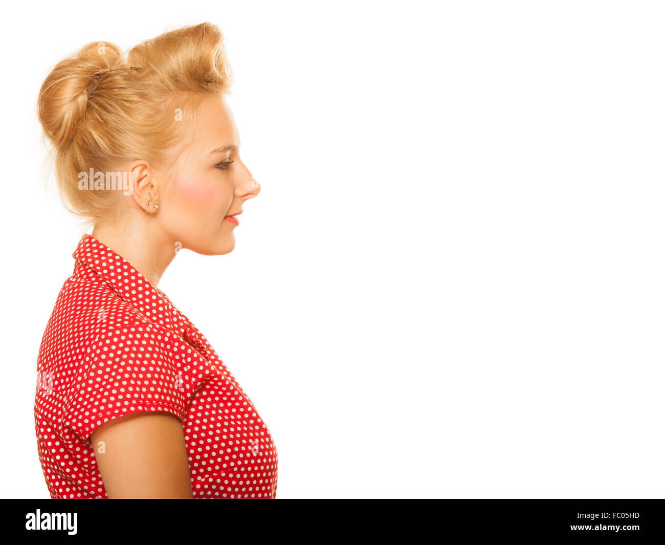 Hipster Girl Hair Bun