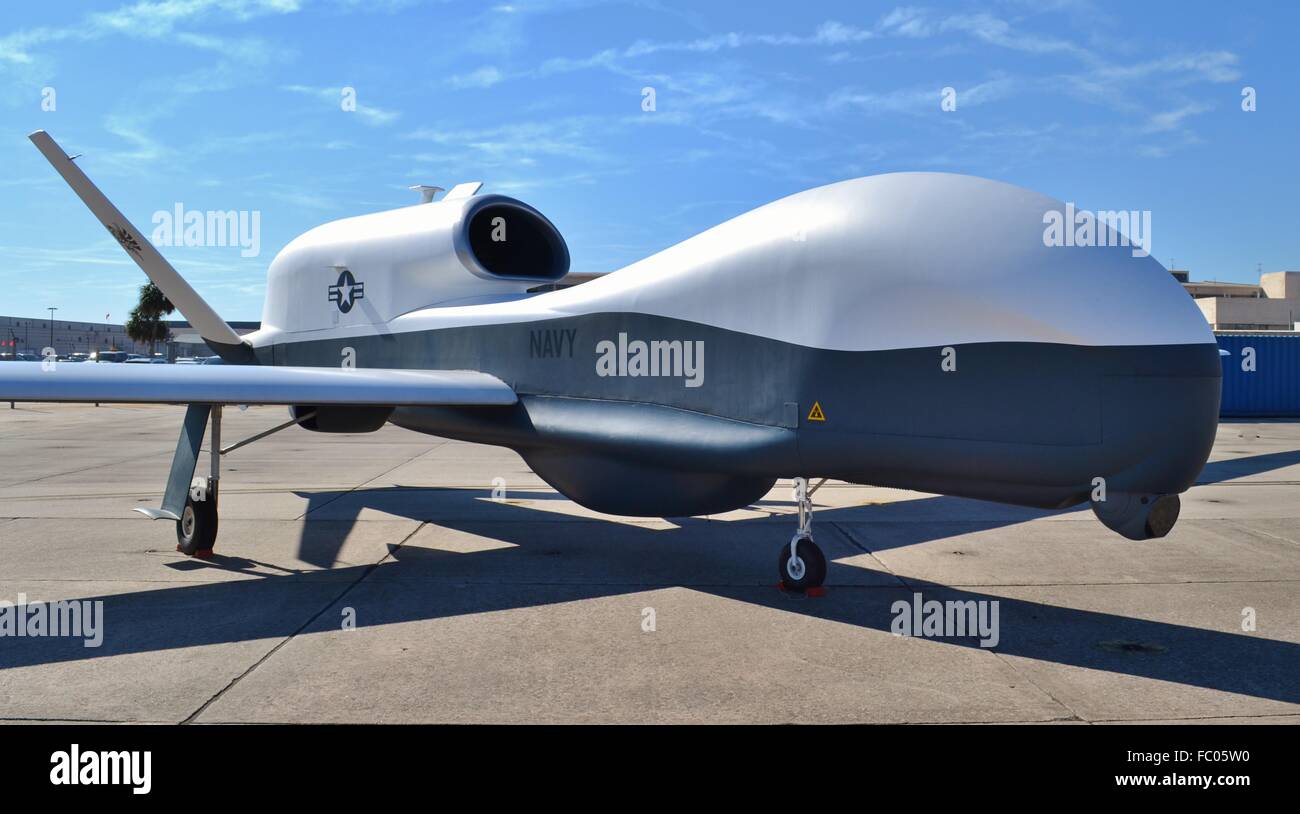U.S. Navy MQ-4C Triton Unmanned Drone Stock Photo - Alamy