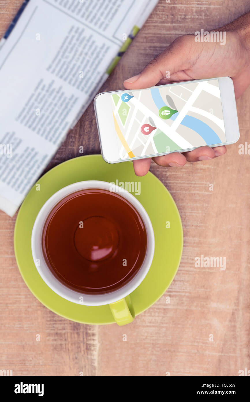 Portable map hi-res stock photography and images - Alamy