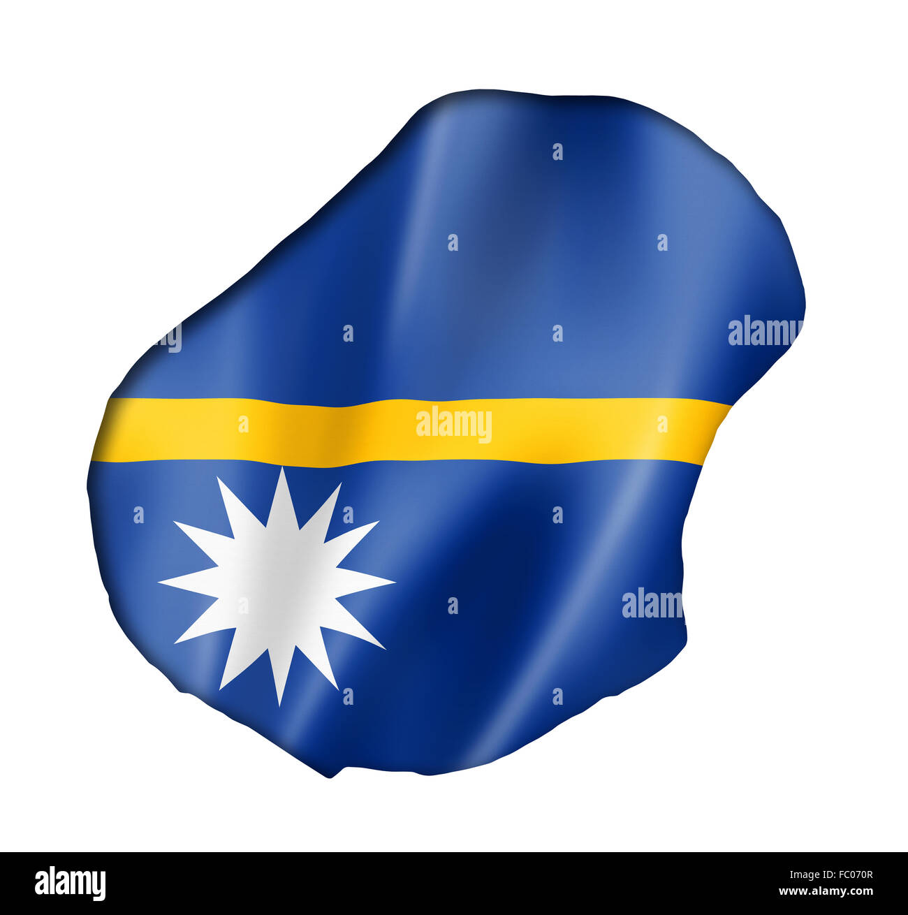 Nauru flag map Stock Photo - Alamy