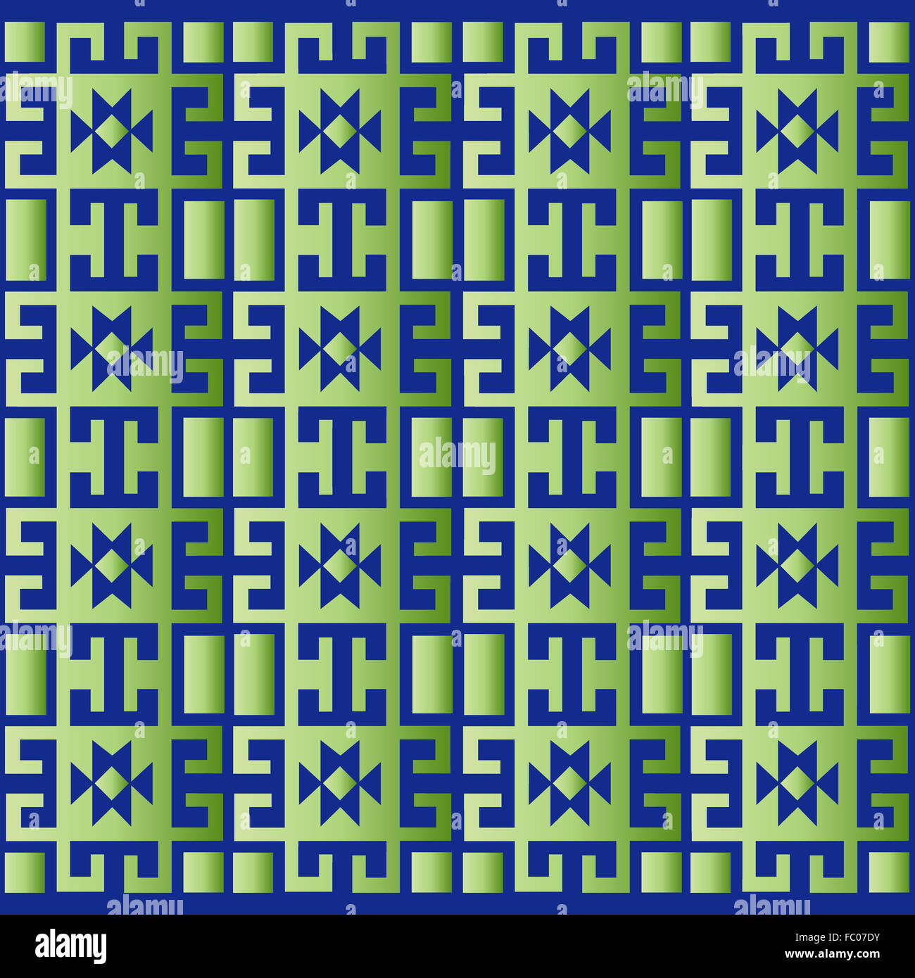 green geometric retro background Stock Photo - Alamy