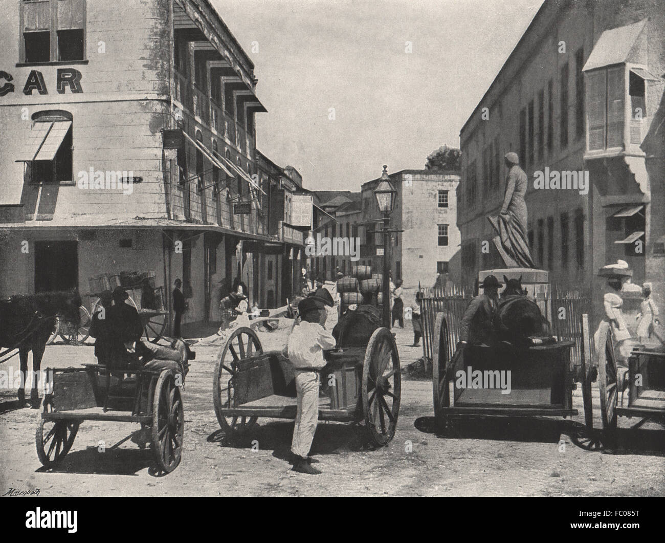 Vintage 19th century barbados hi-res stock photography and images - Alamy
