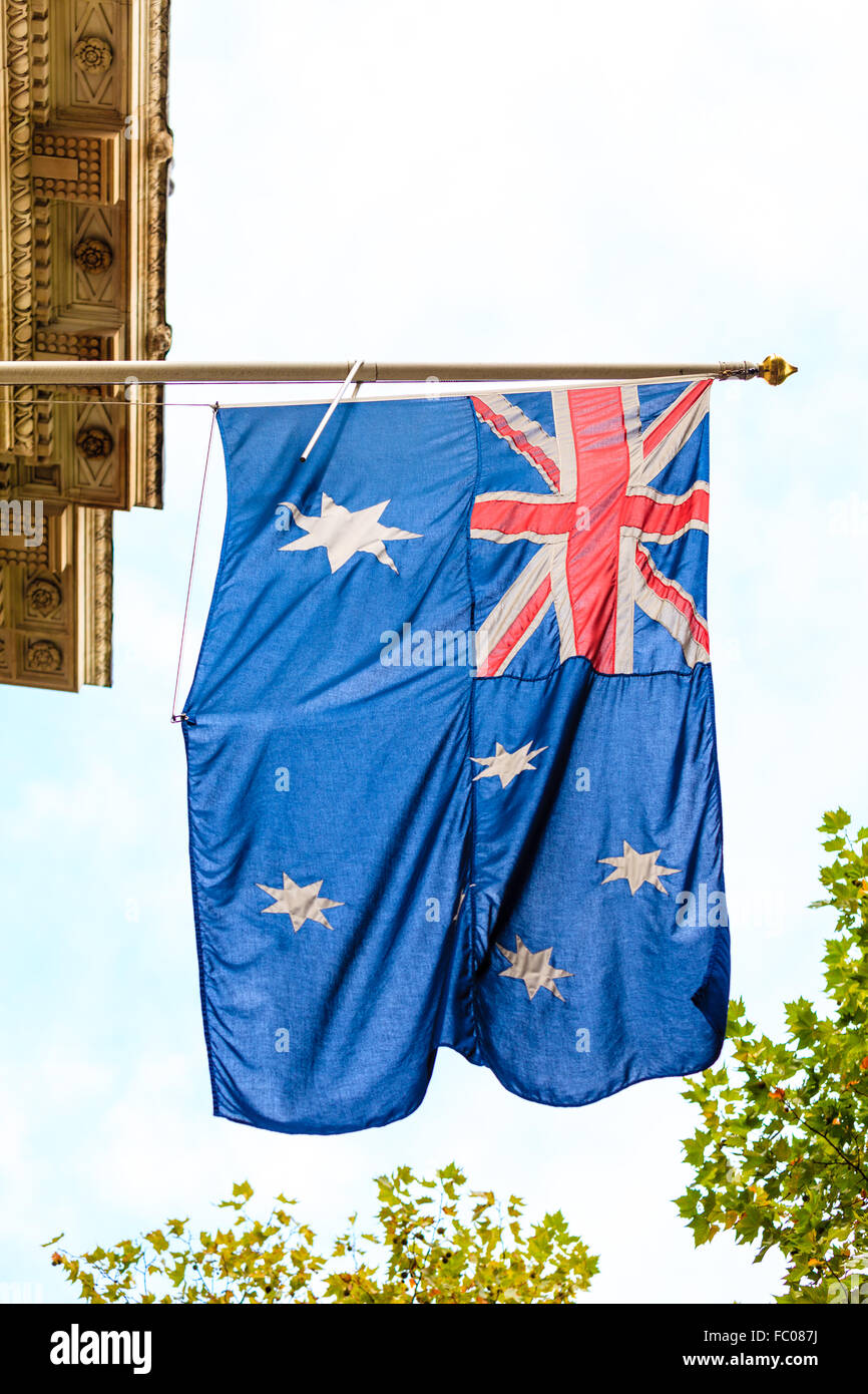 Australian flag wave hi-res stock photography and images - Alamy