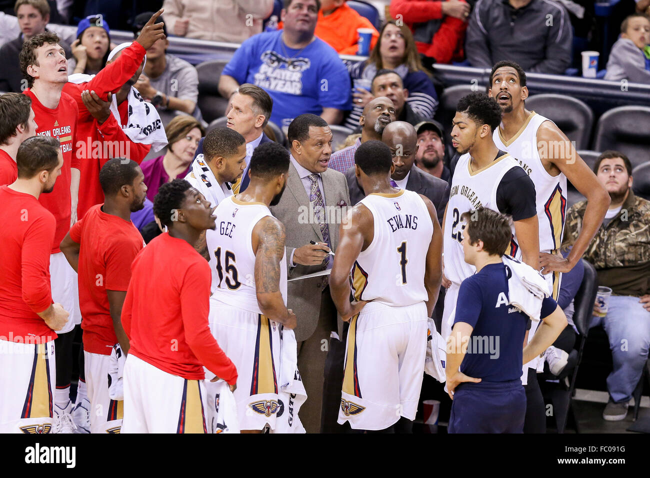 New Orleans, LA, USA. 19th Jan, 2016. New Orleans Pelicans head coach ... New Orleans, LA, USA. 19th Jan, 2016. New Orleans Pelicans head coach ...