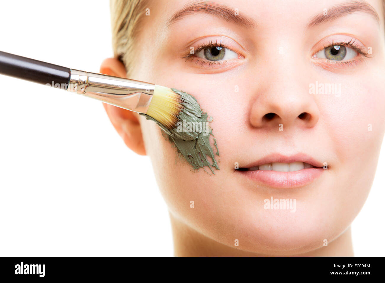 Woman and mud mask hi-res stock photography and images - Alamy