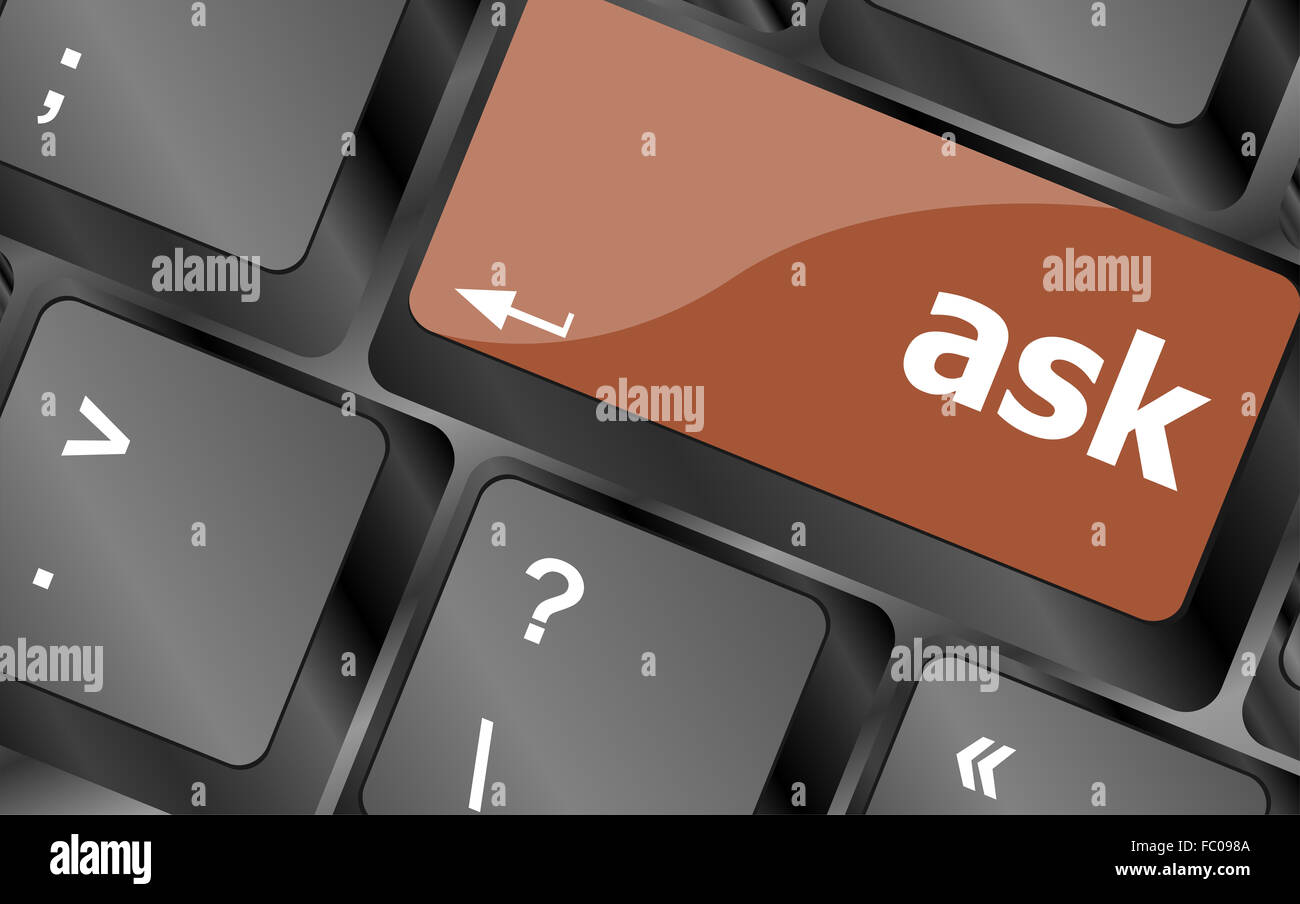 Question mark key on keyboard hi-res stock photography and images - Alamy