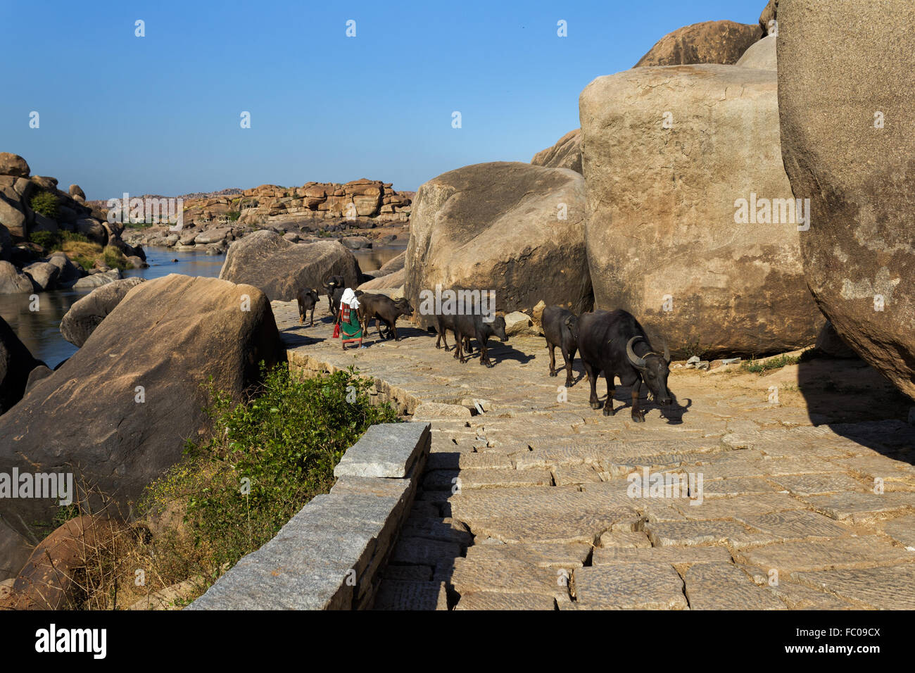 Hampi ancient hi-res stock photography and images - Alamy