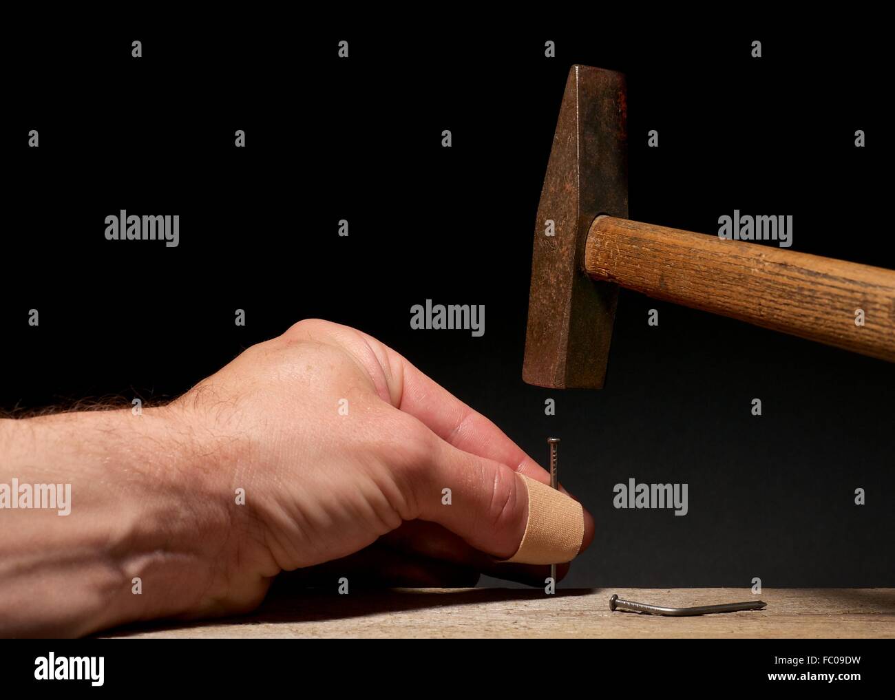 Risk of Injury by DIY Stock Photo - Alamy