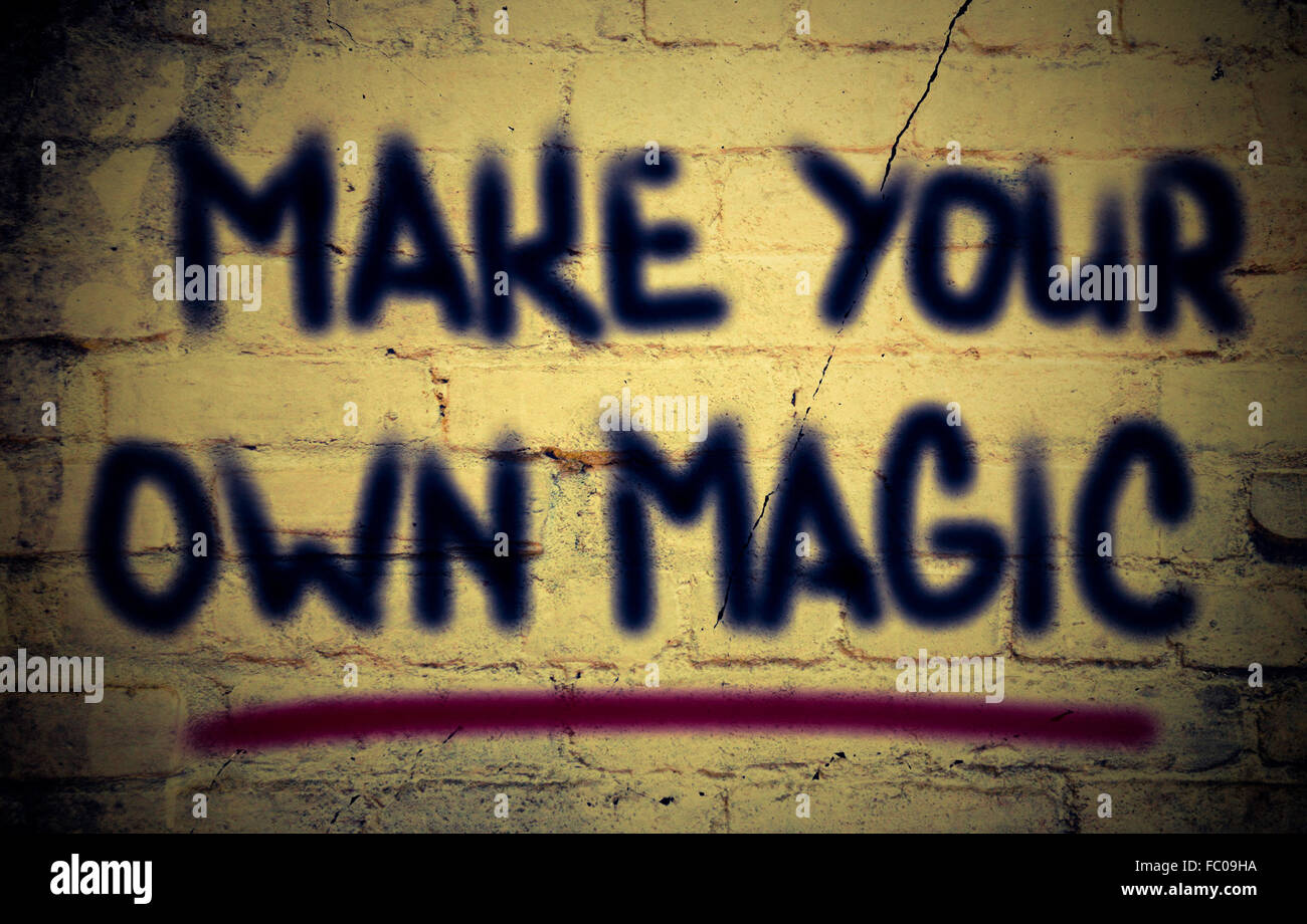 Make Your Own Magic Concept Stock Photo - Alamy