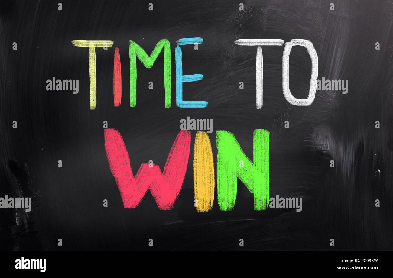 Time To Win Concept Stock Photo - Alamy