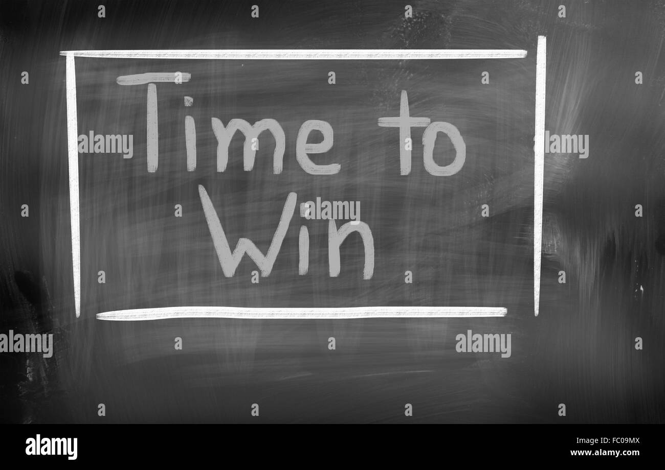 Time To Win Concept Stock Photo - Alamy