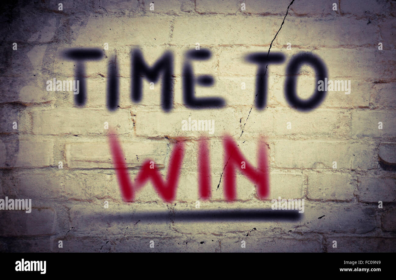 Time To Win Concept Stock Photo - Alamy