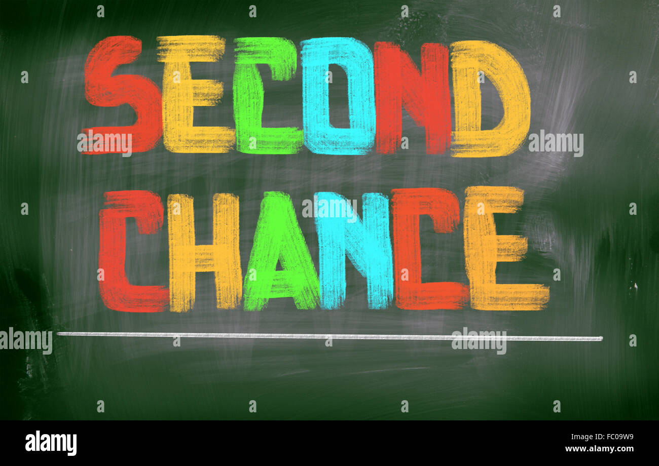 Second Chance Concept Stock Photo - Alamy