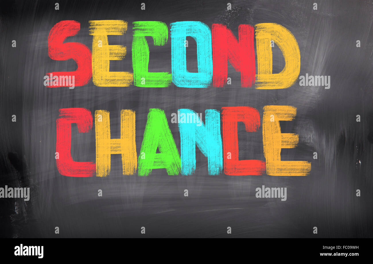 Second Chance Concept Stock Photo - Alamy