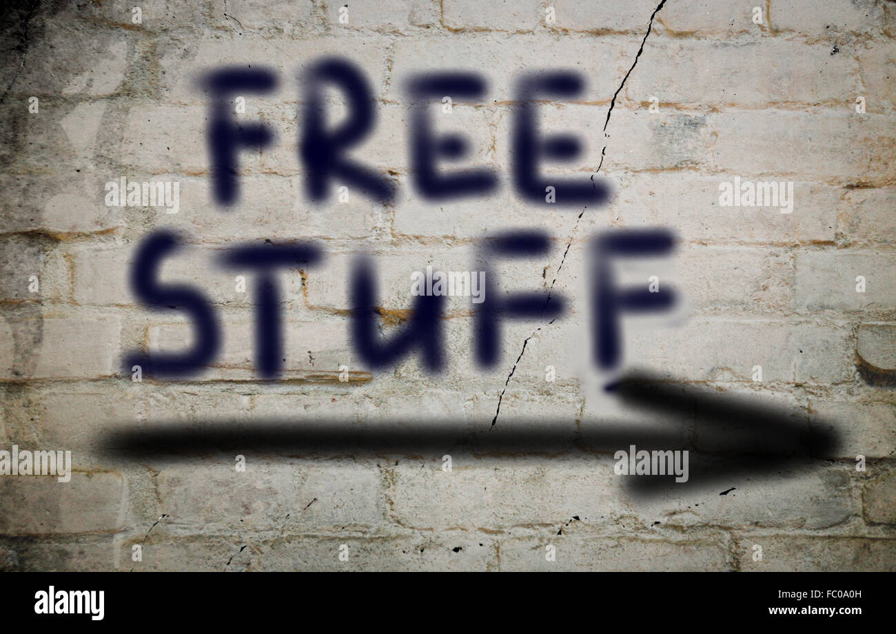 Free Stuff Concept Stock Photo - Alamy