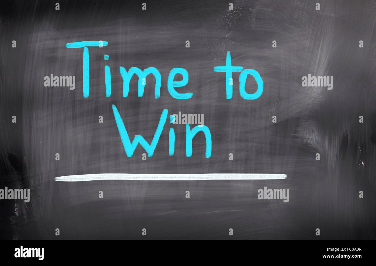 Time To Win Concept Stock Photo - Alamy