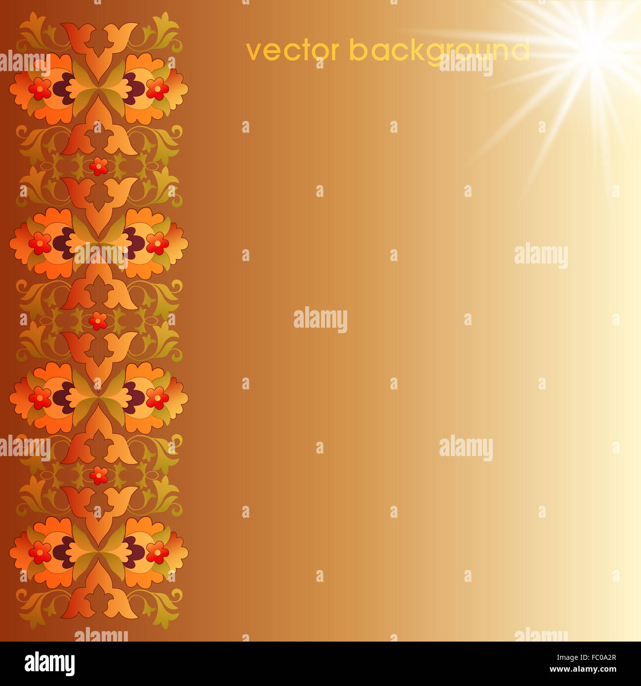 floral vector background one Stock Photo - Alamy