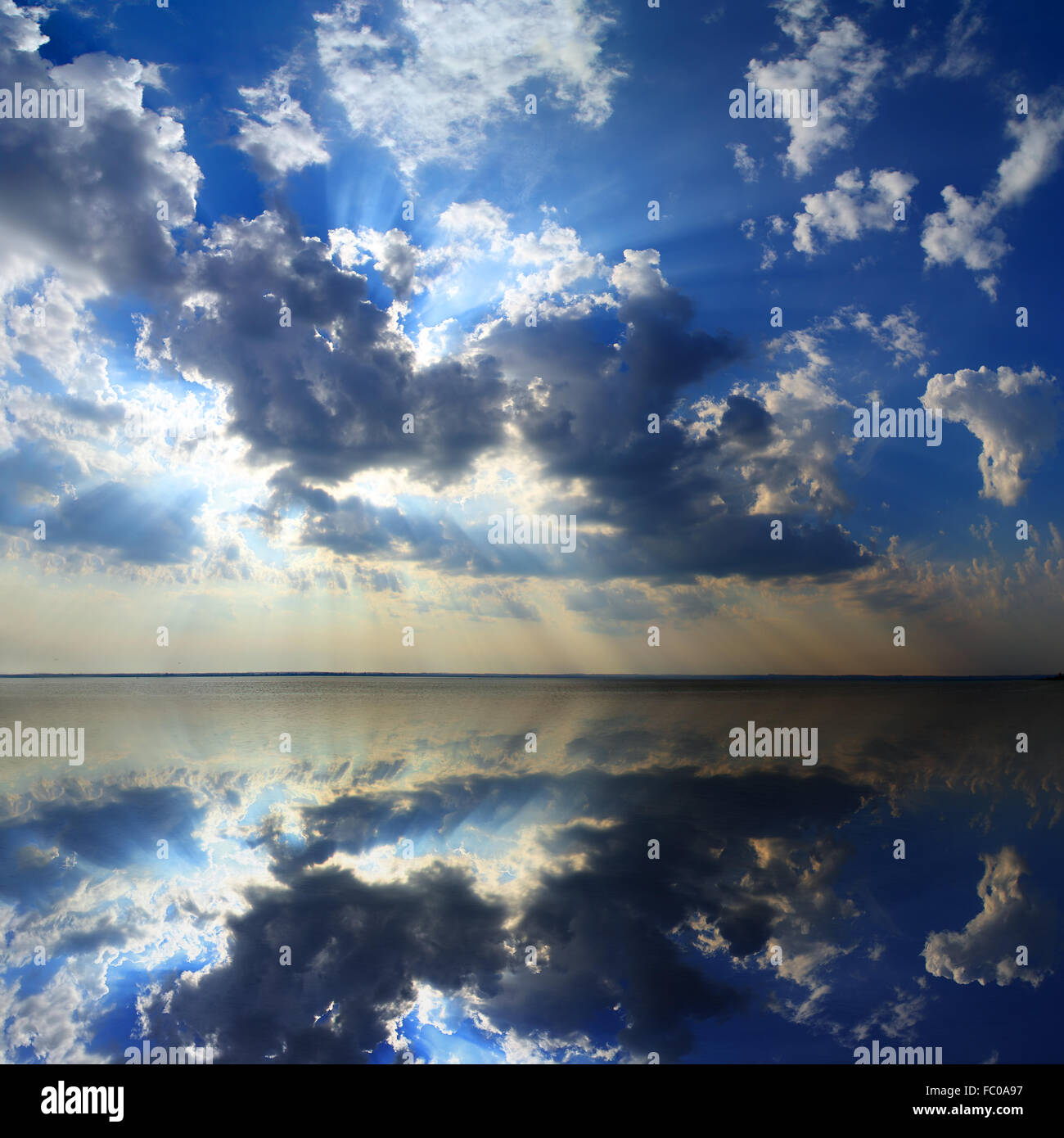 Sunlight reflected lake hi-res stock photography and images - Alamy