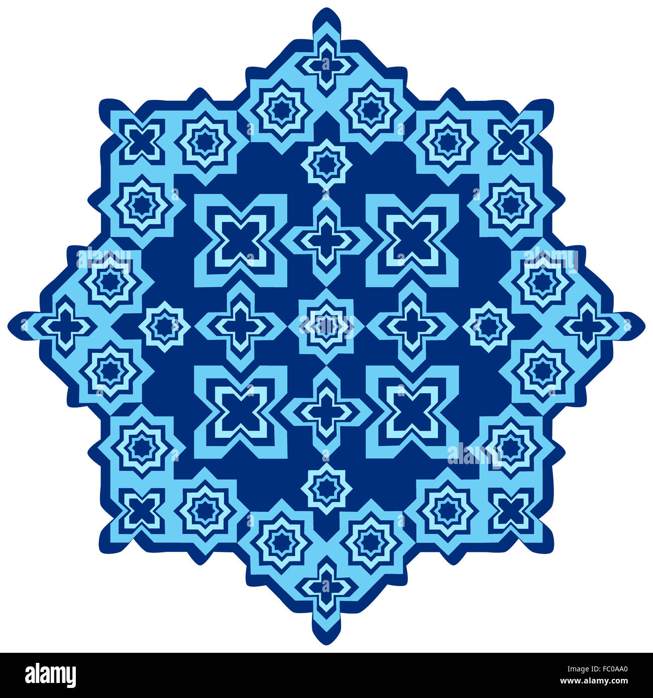 circular islamic background one Stock Photo - Alamy
