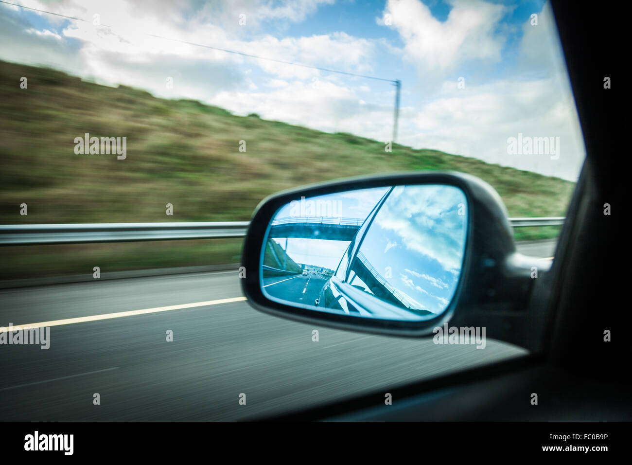 Rear view drive hi-res stock photography and images - Alamy