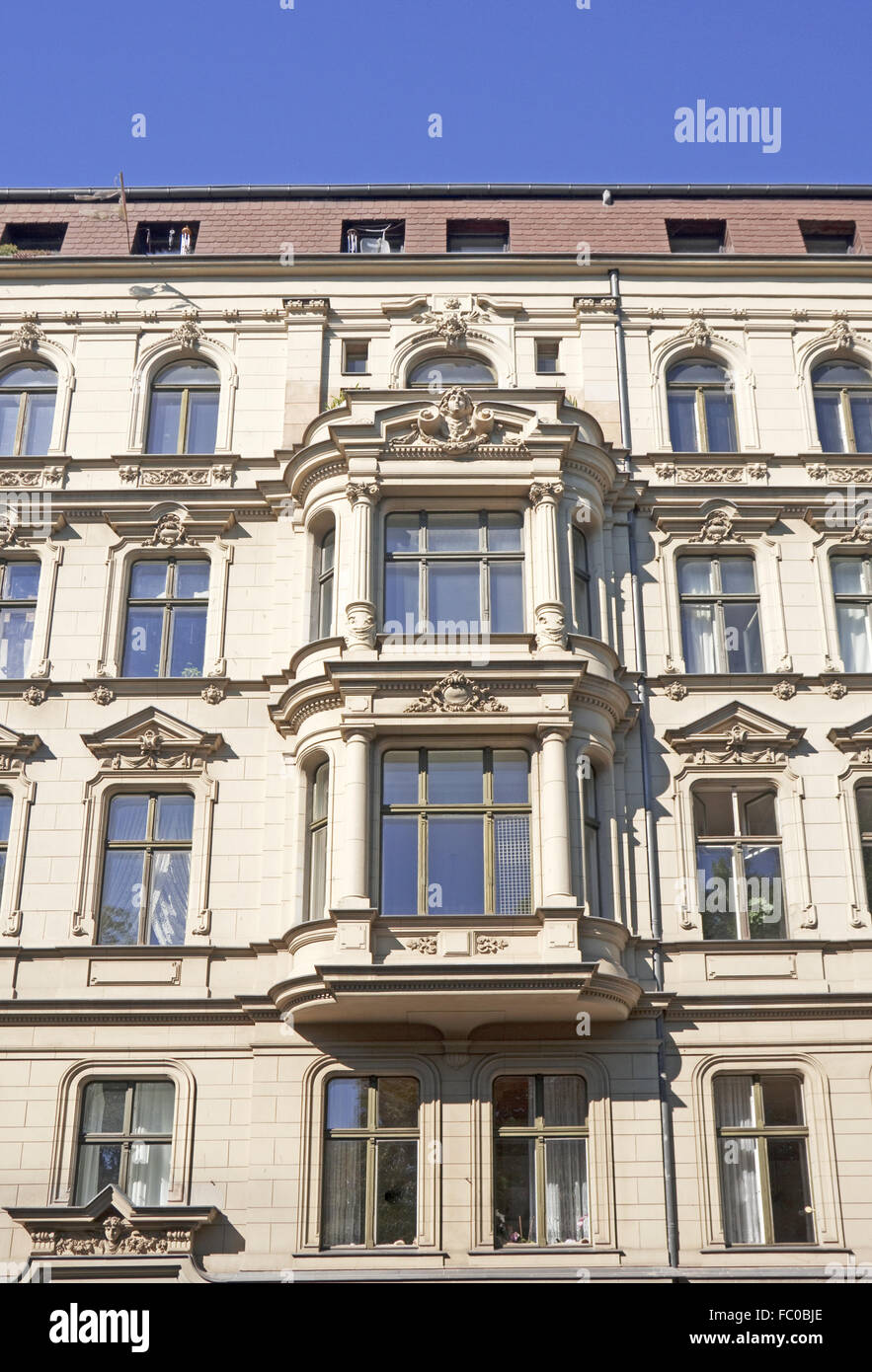Berlin apartment house Stock Photo - Alamy