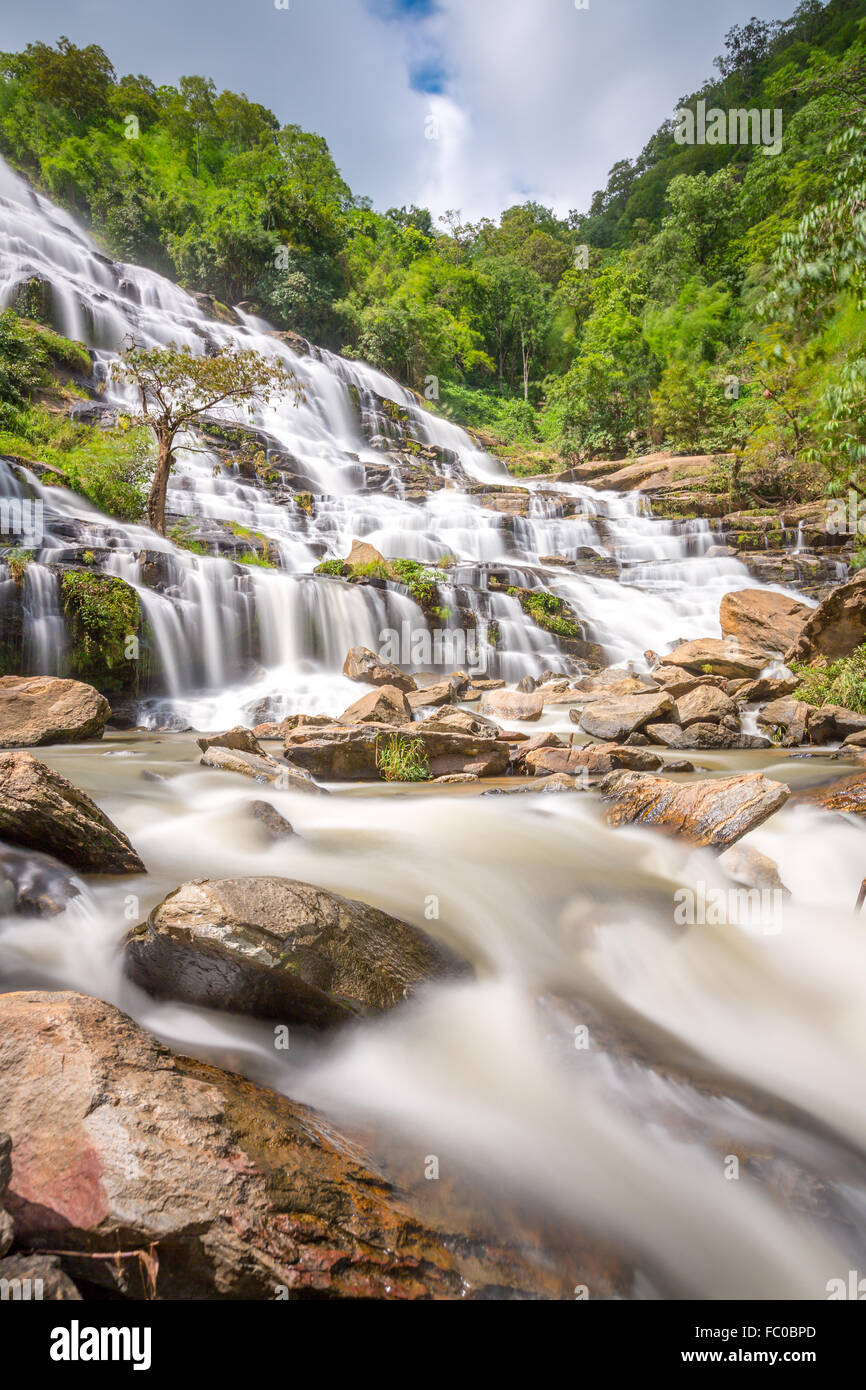 Maeya Waterfall Thailand Stock Photo - Alamy