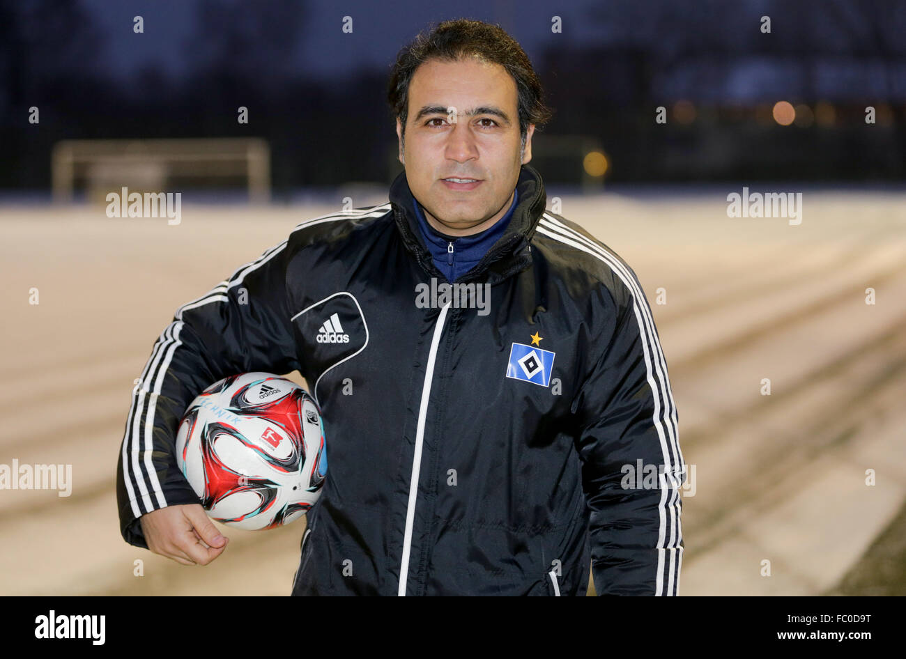 Norderstedt, Germany. 19th Jan, 2016. Former HSV player Mehdi ...