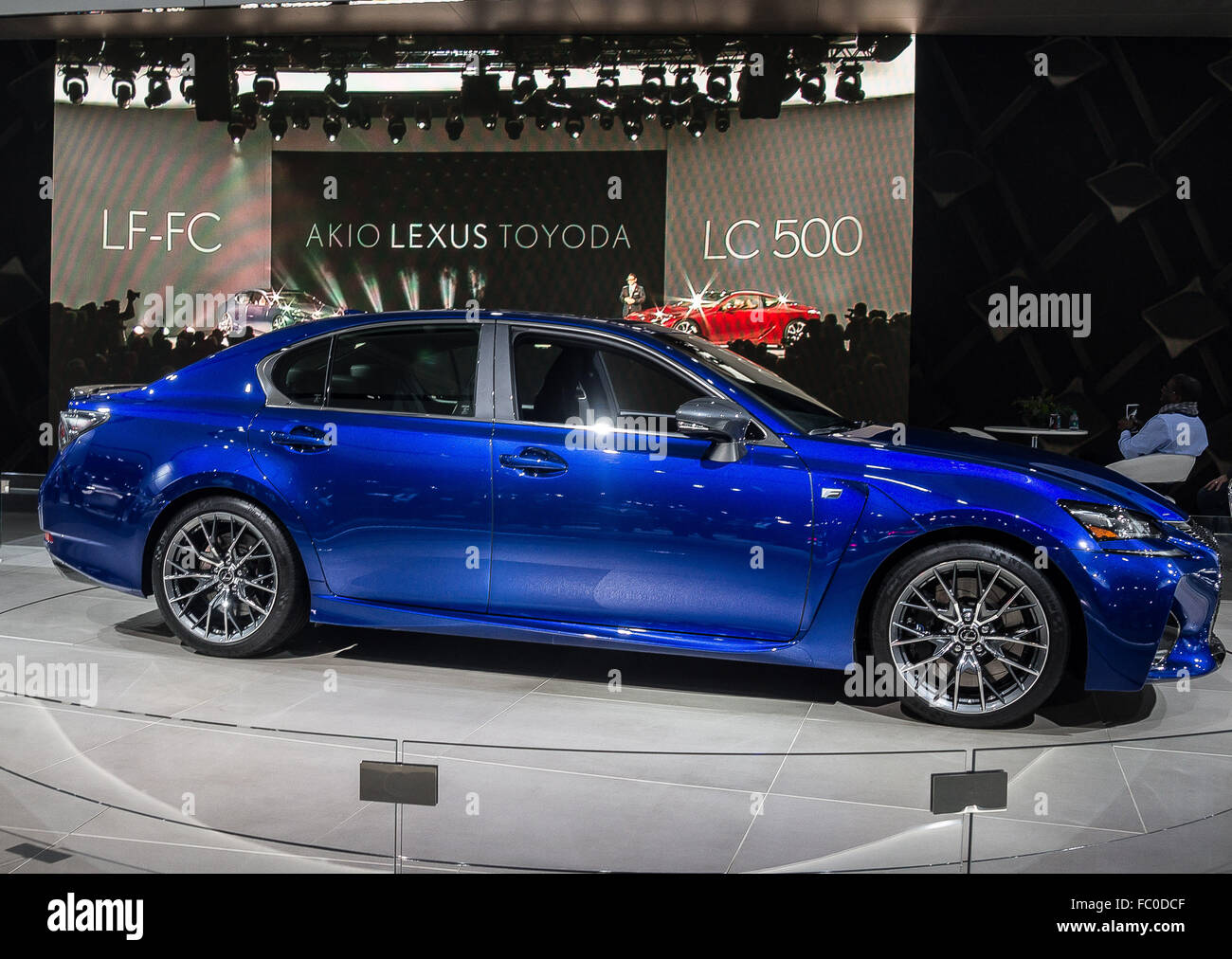 Detroit, MI, USA. 11th Jan, 2016. Lexus dazzles at Detroit's North ...